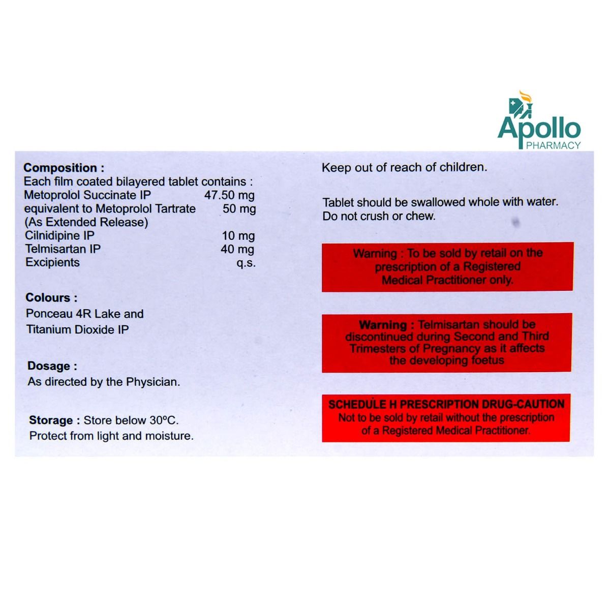 Met XL Trio 50 Tablet 10's Price, Uses, Side Effects, Composition ...