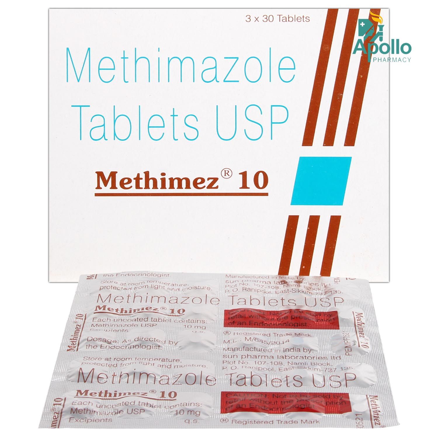 Methimez 10 Tablet 30's Price, Uses, Side Effects, Composition - Apollo ...
