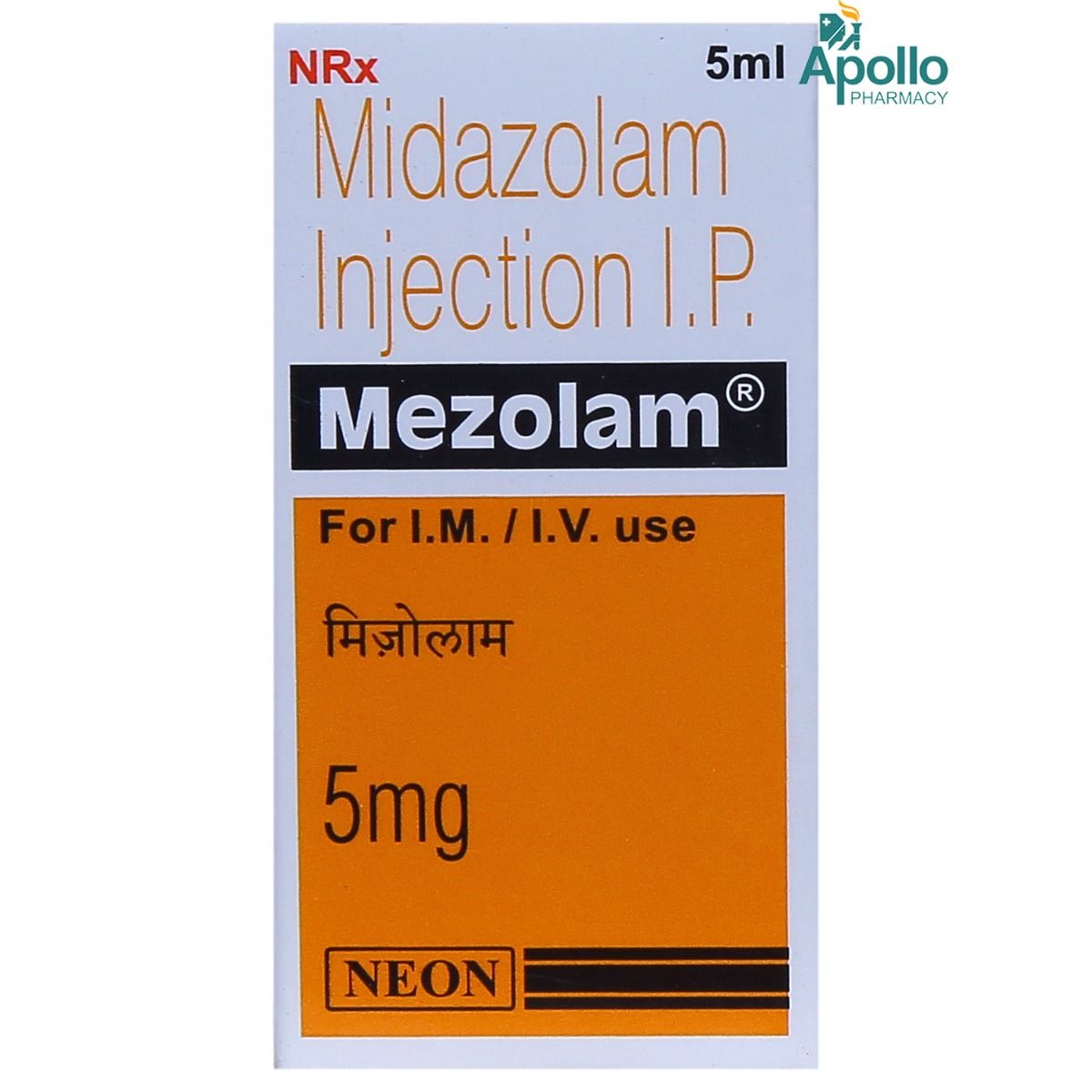 MEZOLAM INJECTION 5ML Price, Uses, Side Effects, Composition - Apollo ...