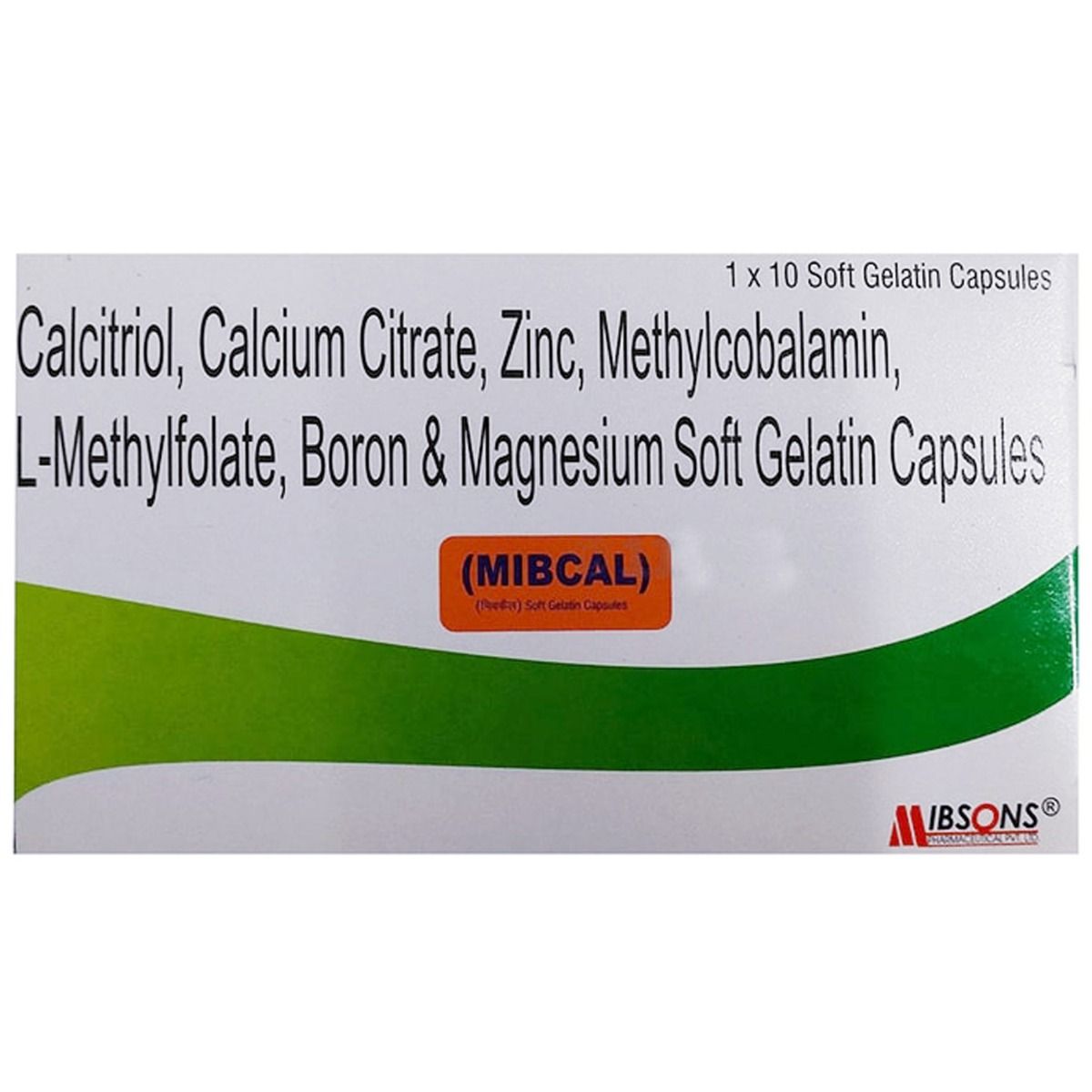 Mibcal Soft Gelatin Capsule 10's Price, Uses, Side Effects, Composition ...