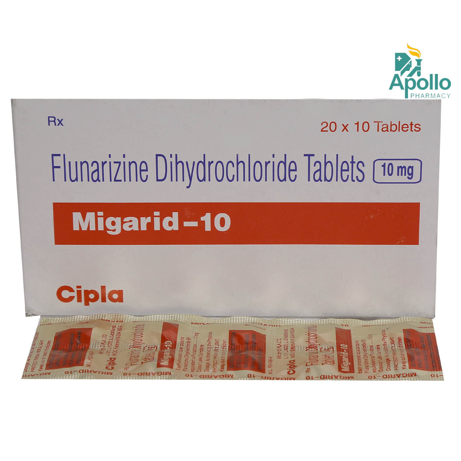 Migarid 10 Tablet 10's Price, Uses, Side Effects, Composition - Apollo ...