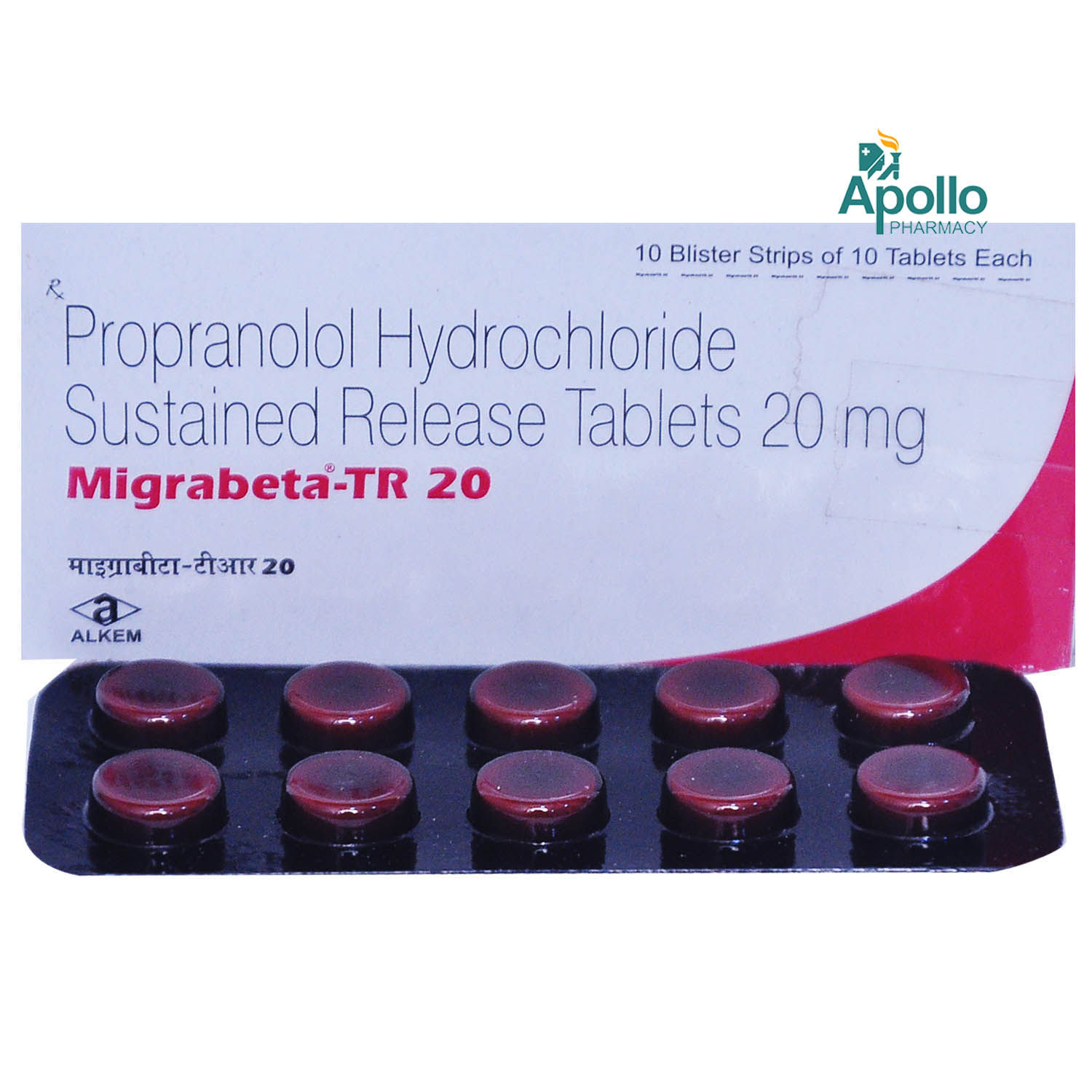 Migrabeta-TR 20 Tablet 10's Price, Uses, Side Effects, Composition ...