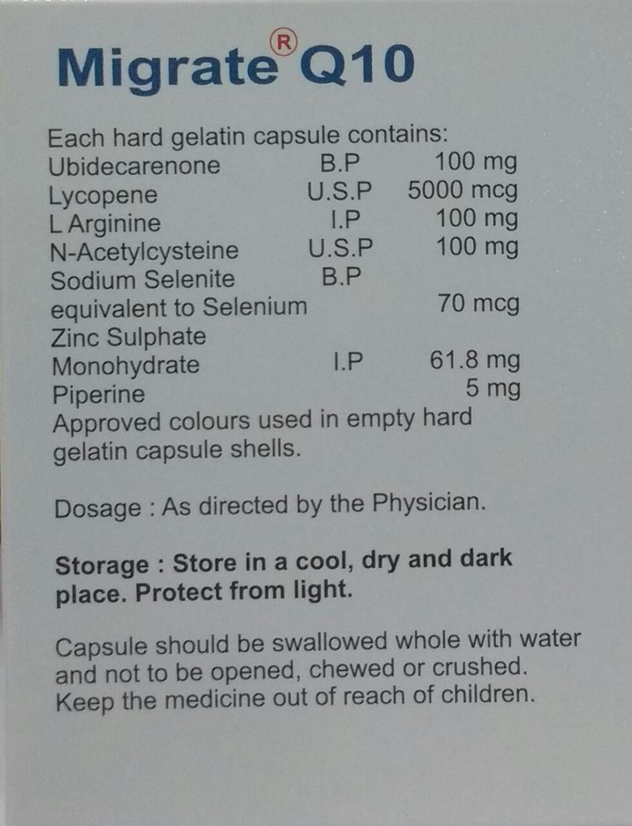 MIGRATE Q 10MG TABLET Price, Uses, Side Effects, Composition - Apollo ...