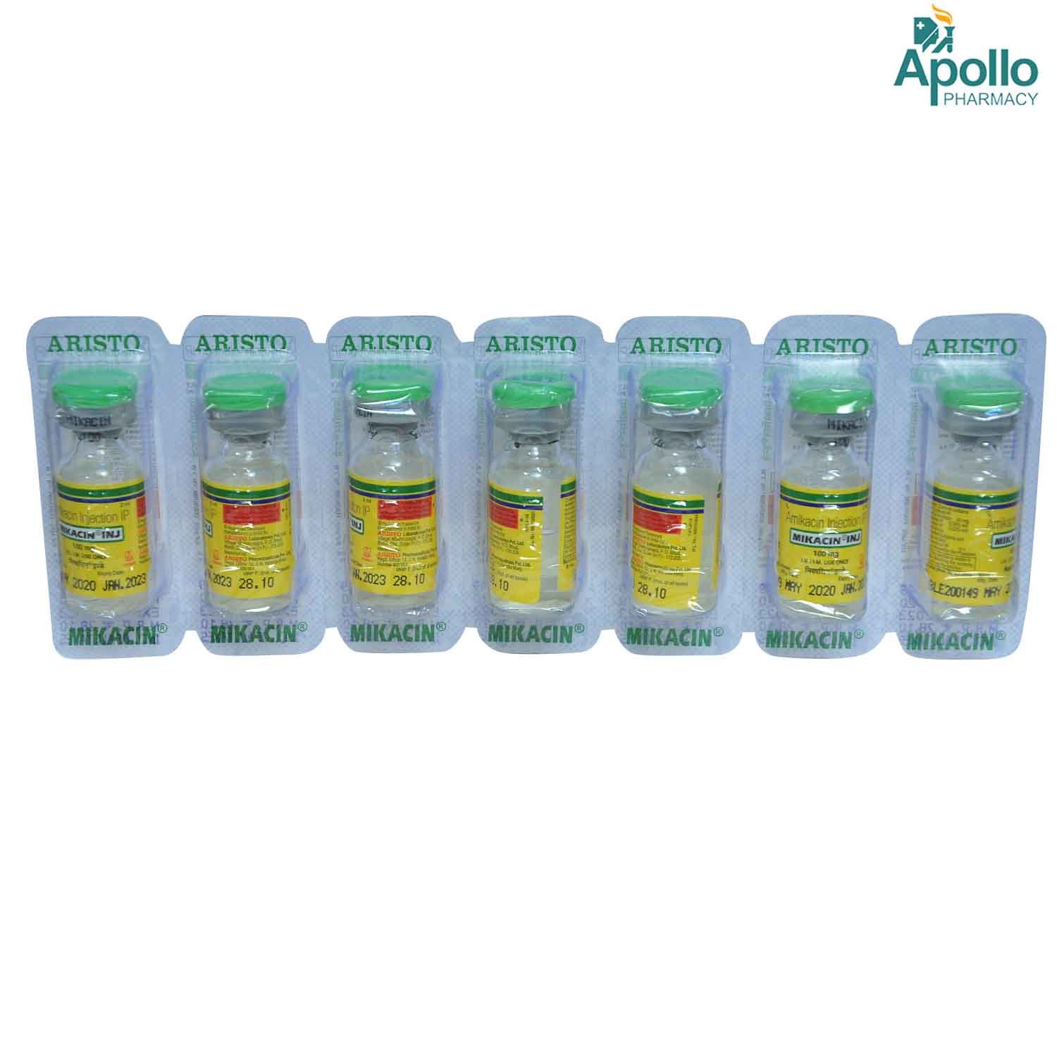 MIKACIN 100MG INJECTION 2ML Price, Uses, Side Effects, Composition ...