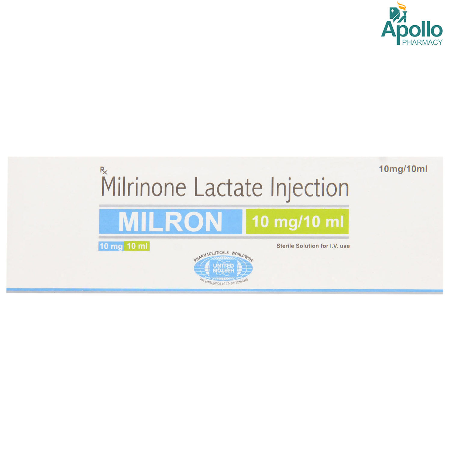 MILRON 10MG INJECTION 10ML Price, Uses, Side Effects, Composition ...
