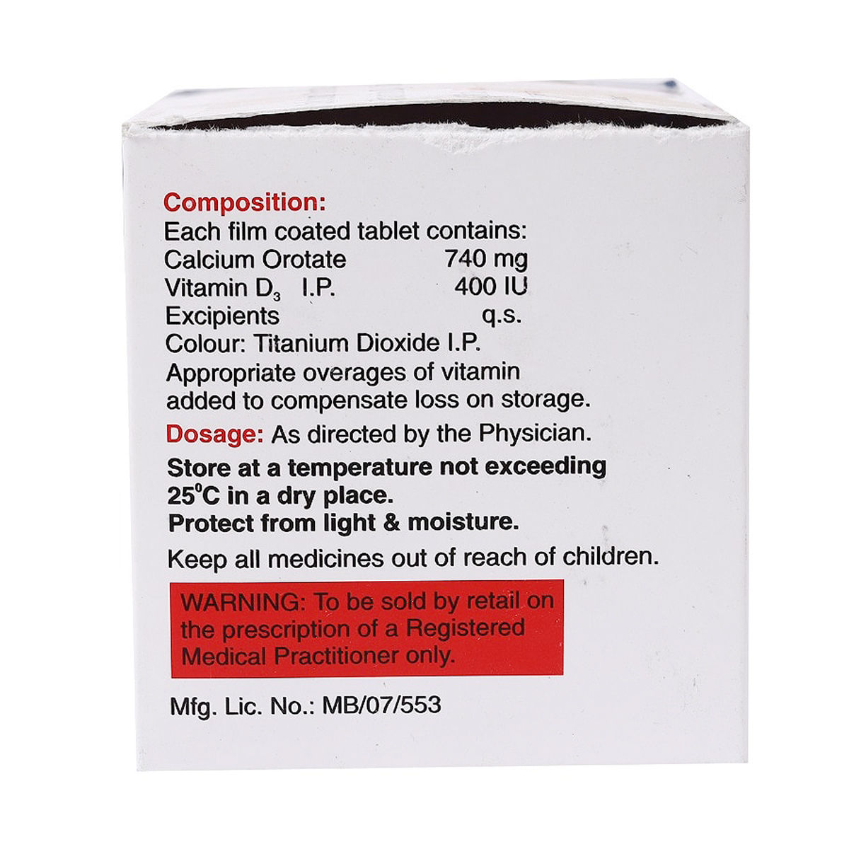 Milical-OD3 Tablet 15's Price, Uses, Side Effects, Composition - Apollo ...