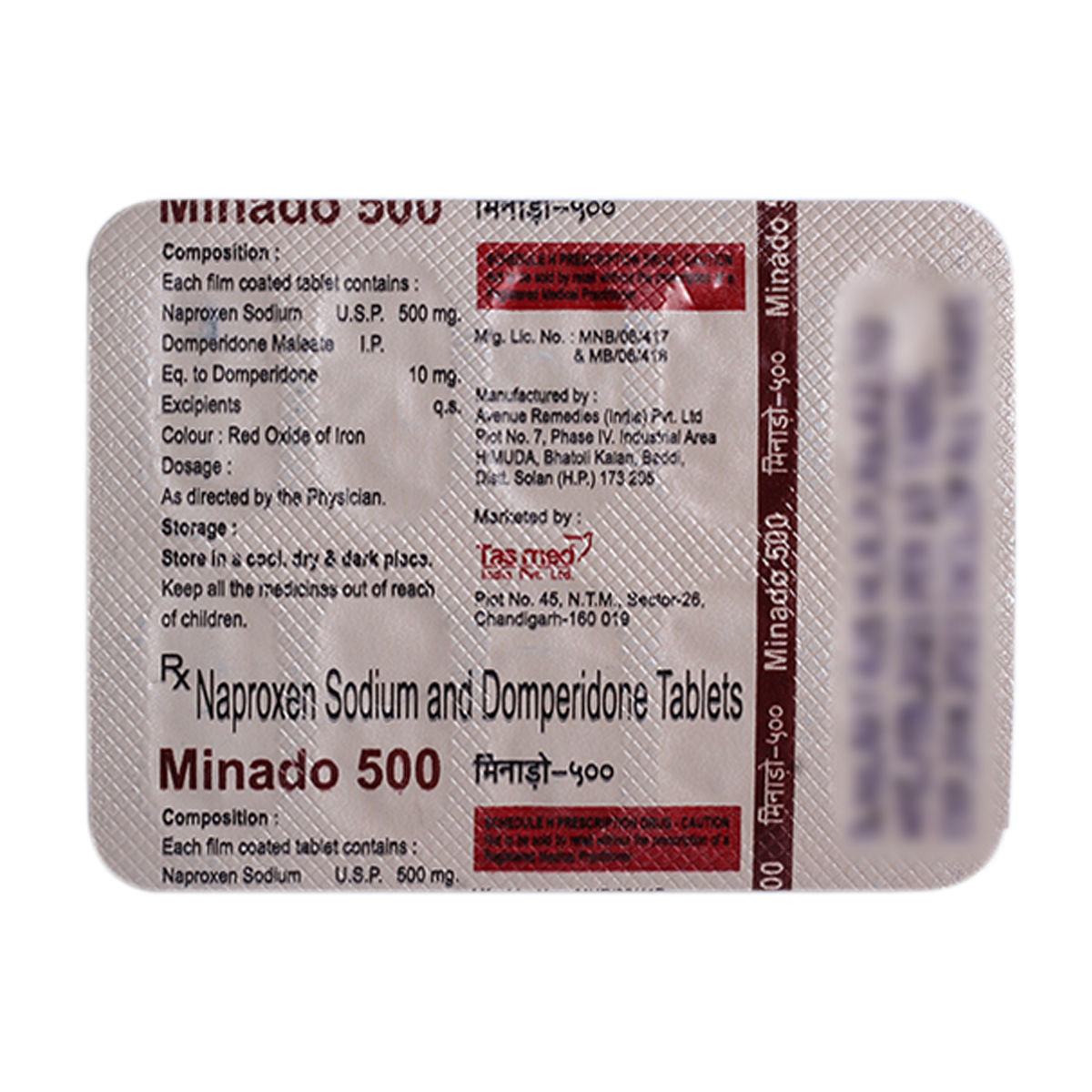 Minado 500mg Tablet 10's Price, Uses, Side Effects, Composition ...