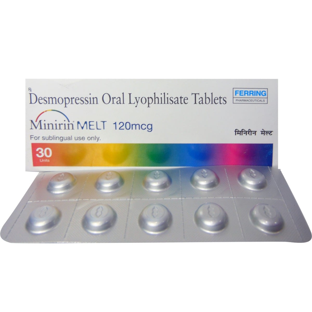 Minirin Melt 120 mcg Tablet 10's Price, Uses, Side Effects, Composition ...