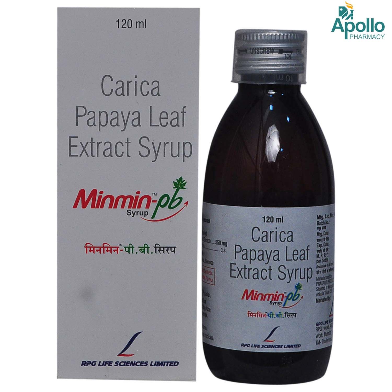 Minmin PB Syrup 120 ml Price, Uses, Side Effects, Composition - Apollo ...