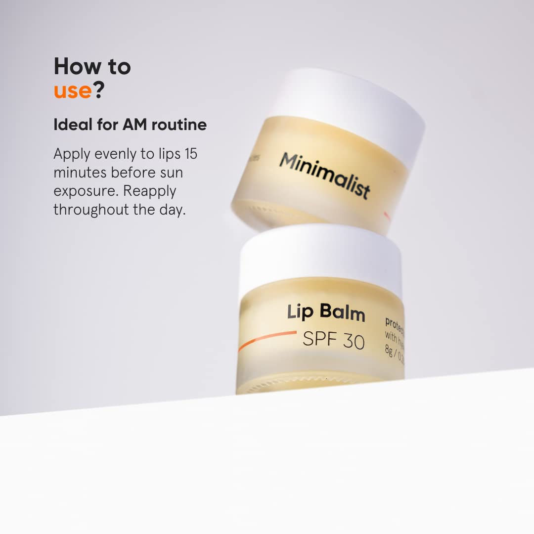 Minimalist SPF 30 Protect & Nourish Lip Balm, 8 gm Price, Uses, Side ...