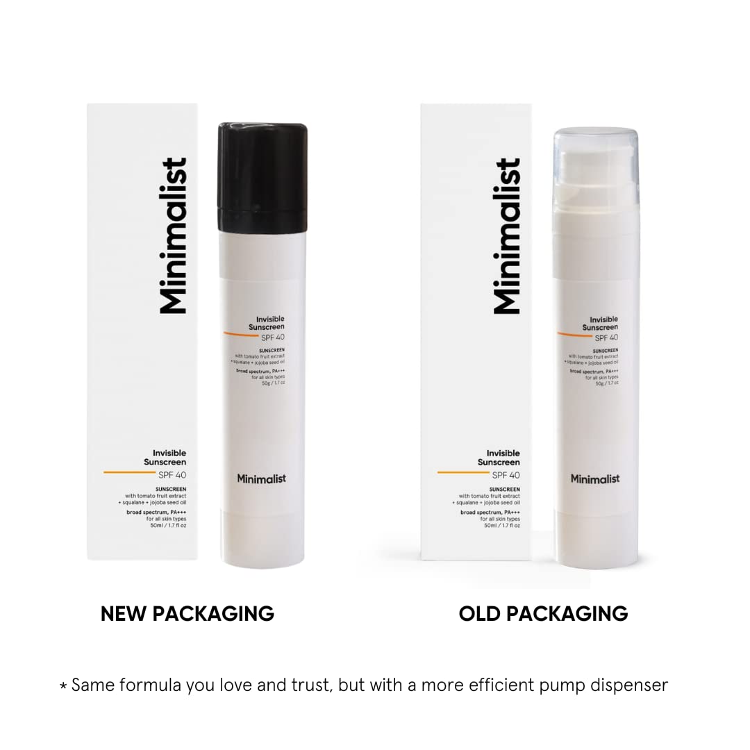 Minimalist SPF 40 Invisible Sunscreen, 50 ml Price, Uses, Side Effects ...