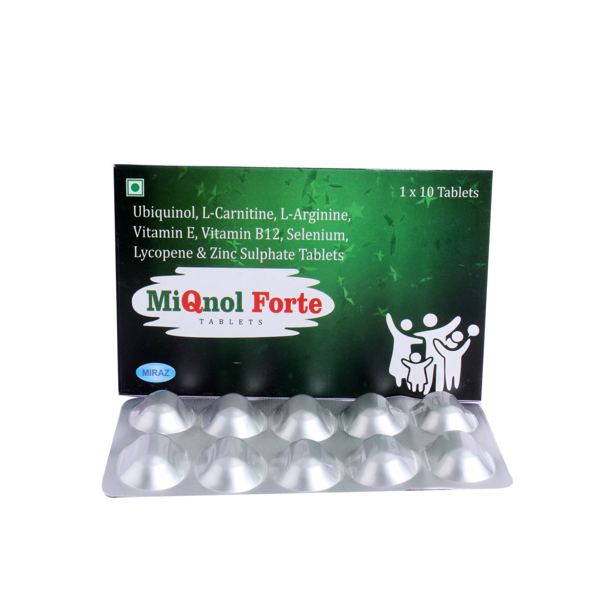 Miqnol Forte Tablet 10's Price, Uses, Side Effects, Composition ...