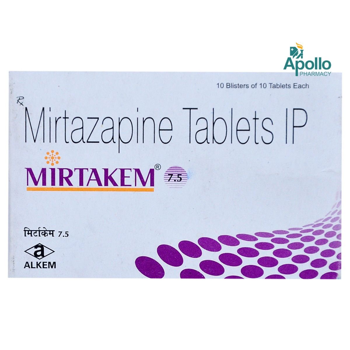 MIRTAKEM 7.5MG TABLET 10'S Price, Uses, Side Effects, Composition ...