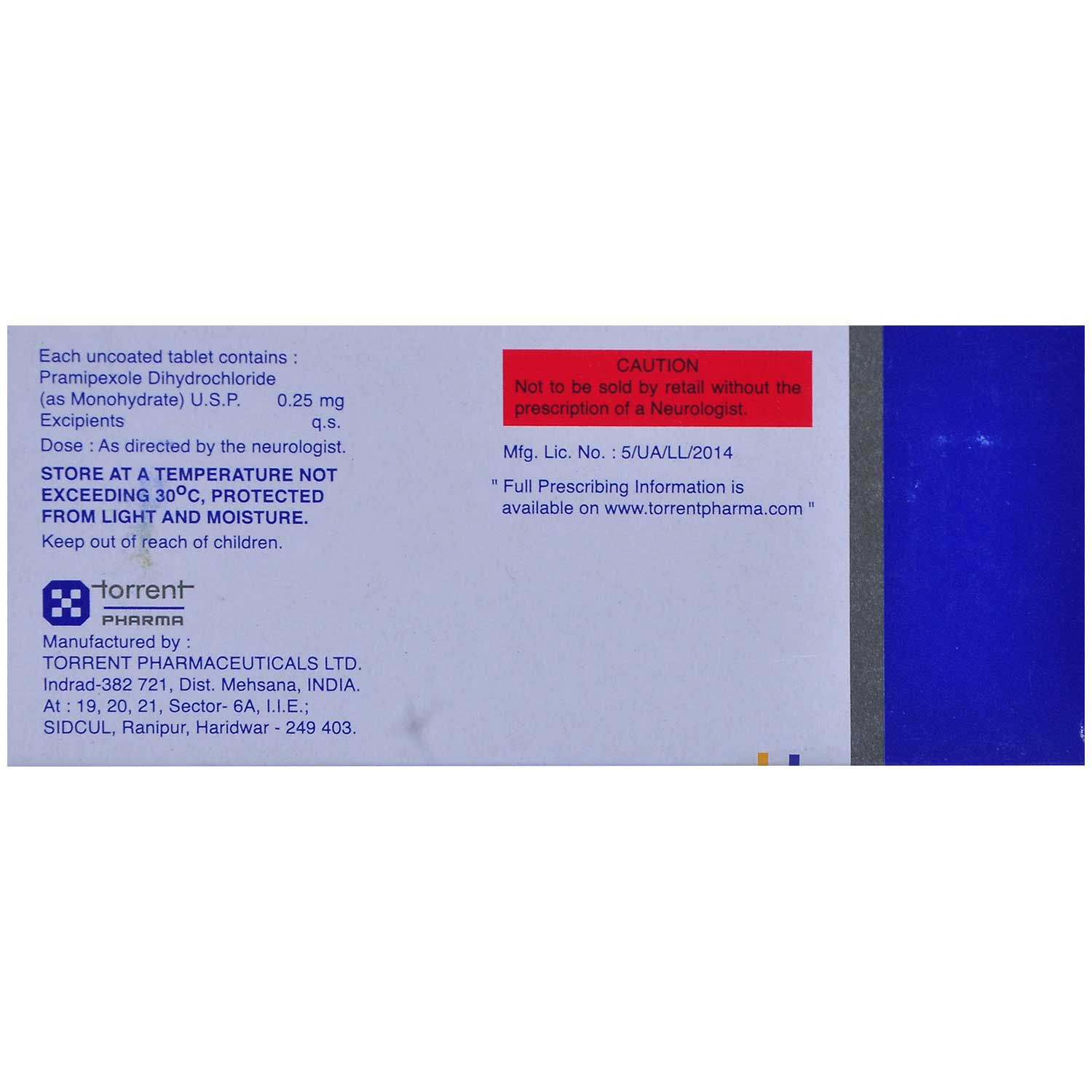 Mirator 0.25 Tablet 10's Price, Uses, Side Effects, Composition ...