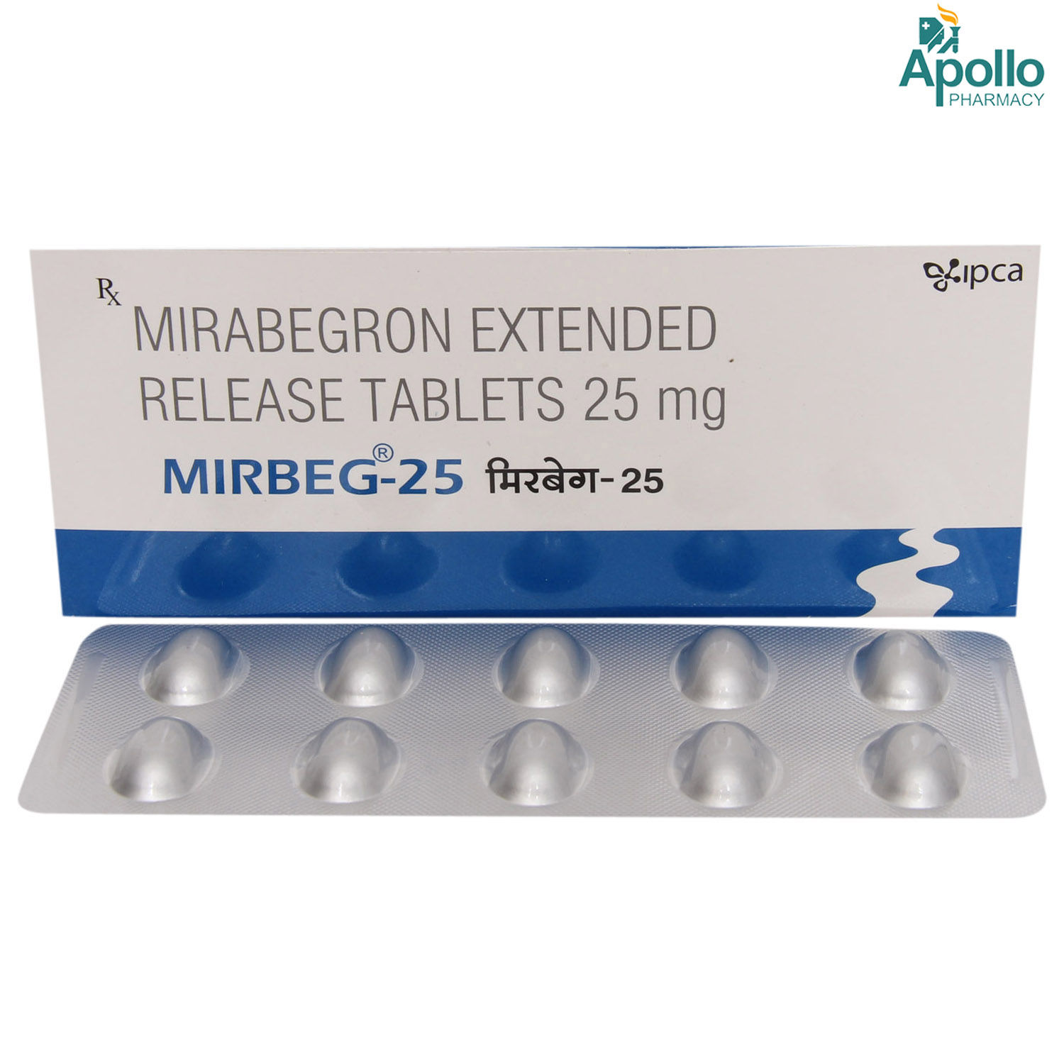 Mirbeg 25 ER Tablet 10's Price, Uses, Side Effects, Composition ...
