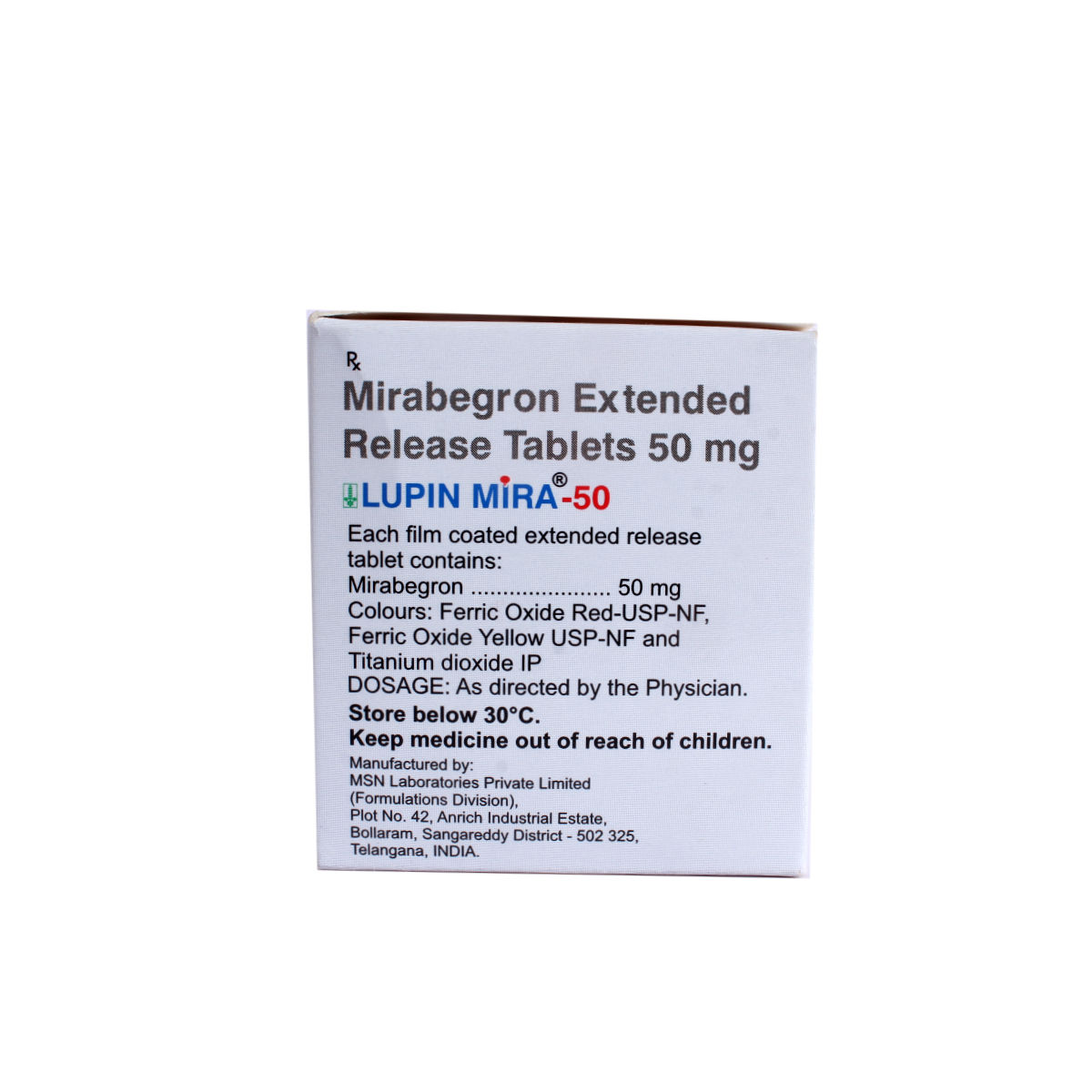 Mira-50mg Er Tablet 10's Price, Uses, Side Effects, Composition ...