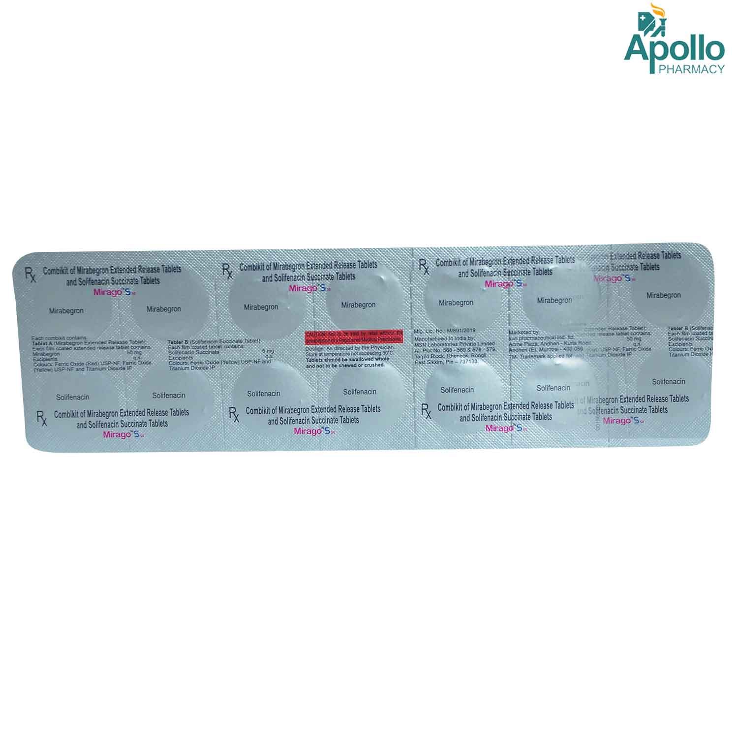 Mirago S Combikit 14's Price, Uses, Side Effects, Composition - Apollo ...