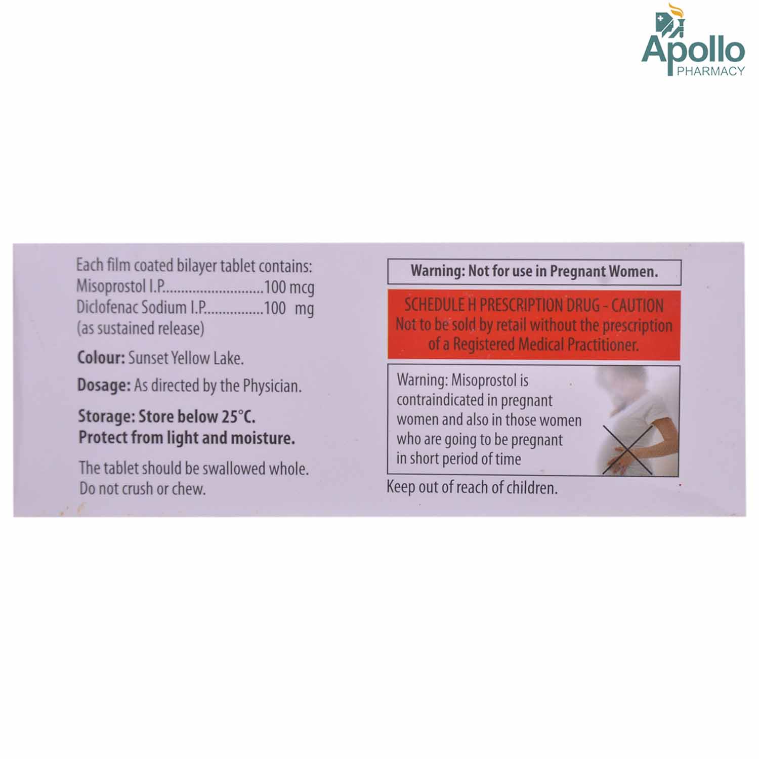 MISONAC SR TABLET Price, Uses, Side Effects, Composition - Apollo Pharmacy