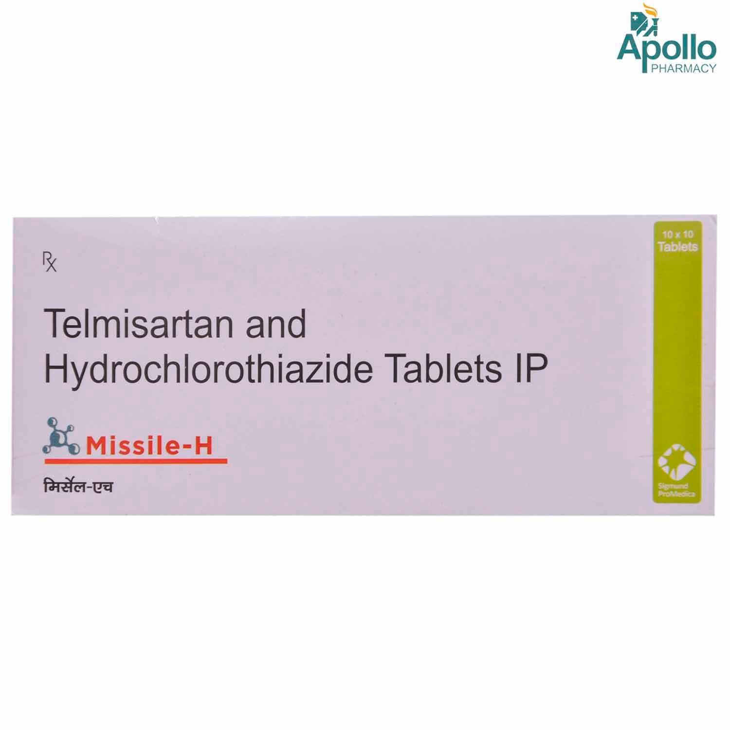 Missile H Tablet 10's Price, Uses, Side Effects, Composition - Apollo ...