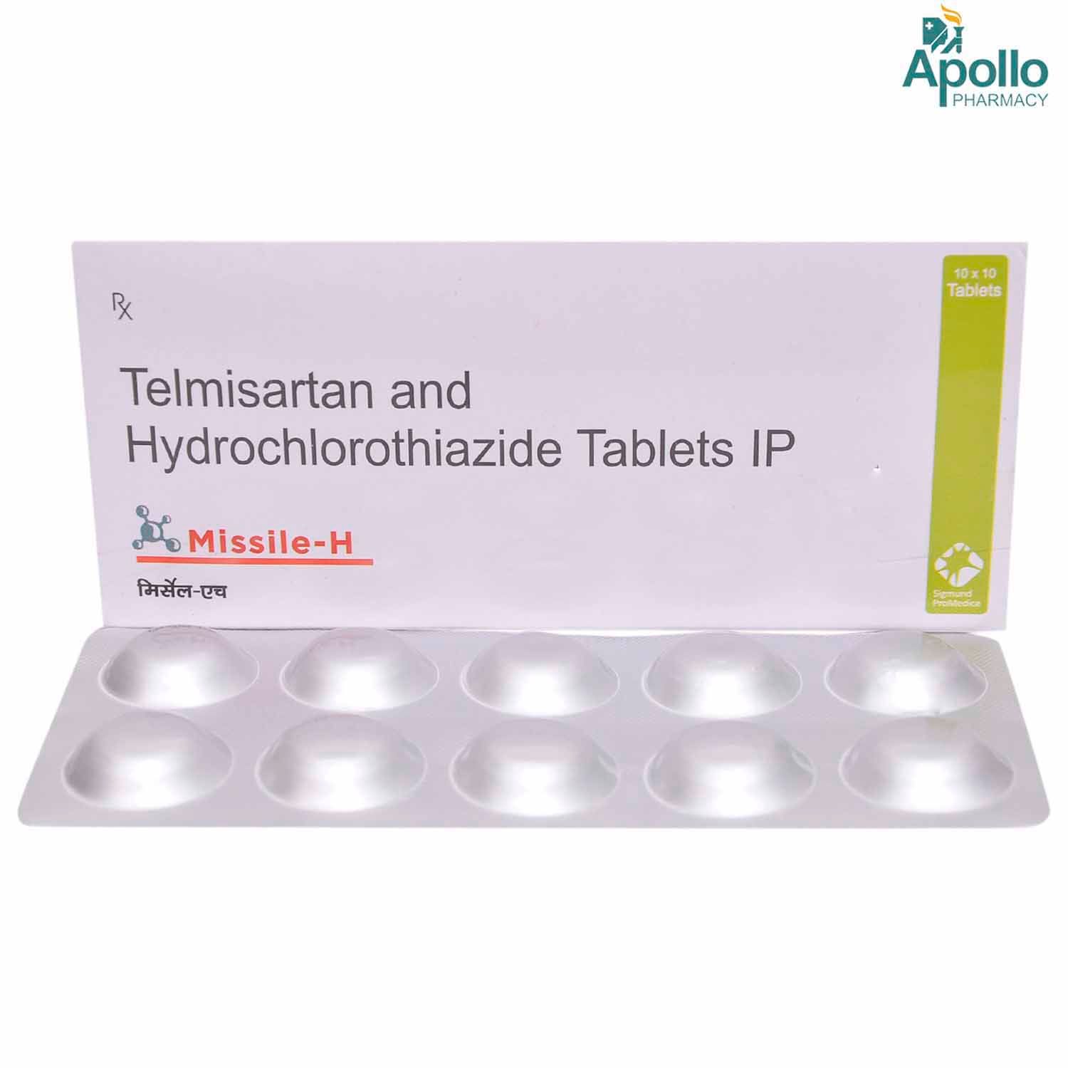 Missile H Tablet 10's Price, Uses, Side Effects, Composition - Apollo ...