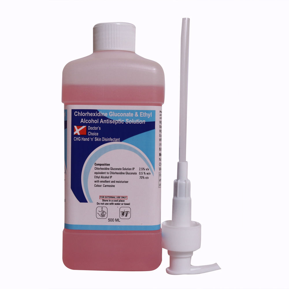 Doctor's Choice CHG Hand 'N' Skin Disinfectant Liquid, 100 ml Price ...