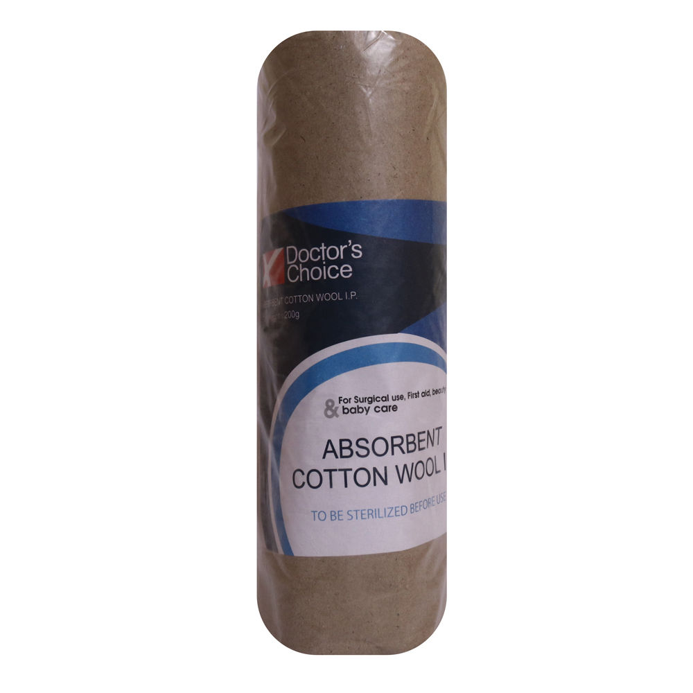 Doctor's Choice Absorbent Cotton Wool I.P., 200 gm Price, Uses, Side ...