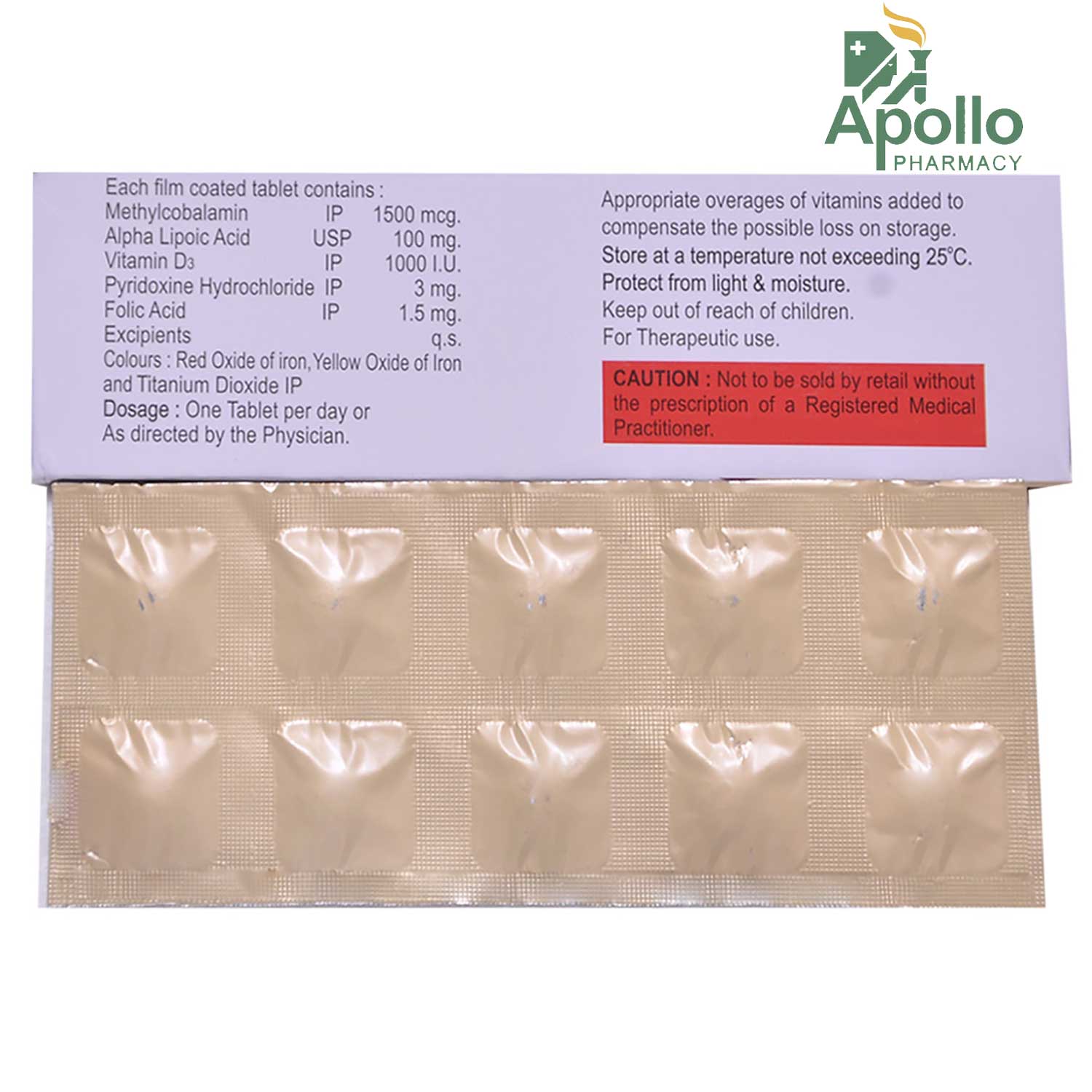 M Neuron Forte Tablet 10's Price, Uses, Side Effects, Composition ...