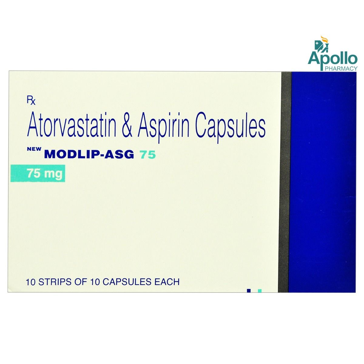 New Modlip-ASG 75 Capsule 10's Price, Uses, Side Effects, Composition ...