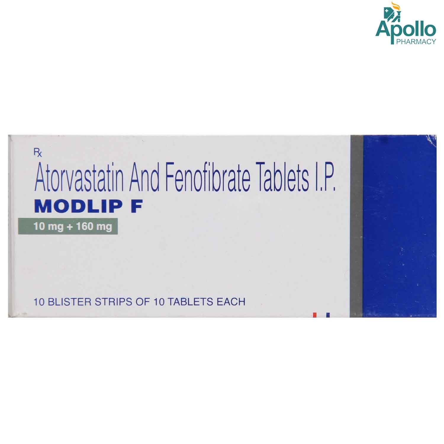 Modlip F Tablet 10's Price, Uses, Side Effects, Composition - Apollo ...