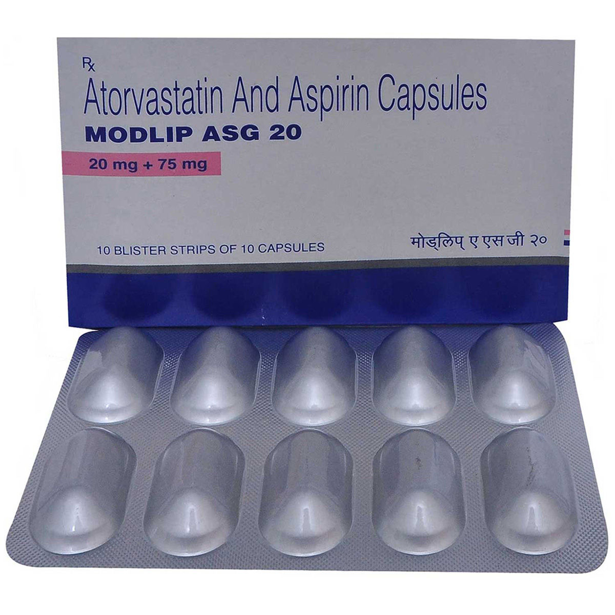 Modlip ASG 20 Capsule 10's Price, Uses, Side Effects, Composition ...