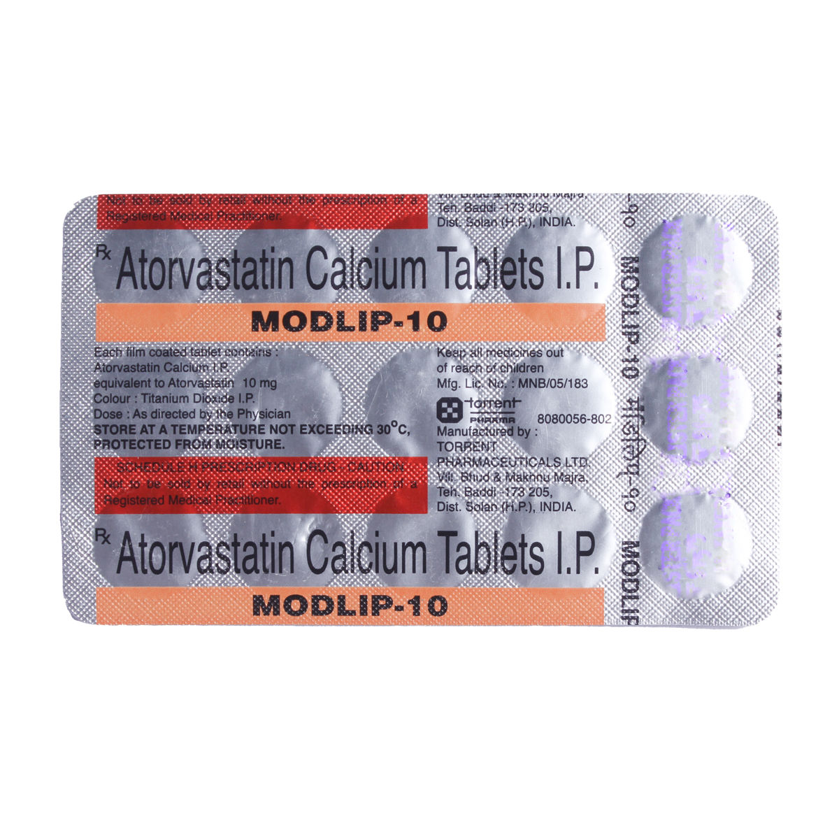 Modlip 10 Tablet 15's Price, Uses, Side Effects, Composition - Apollo ...