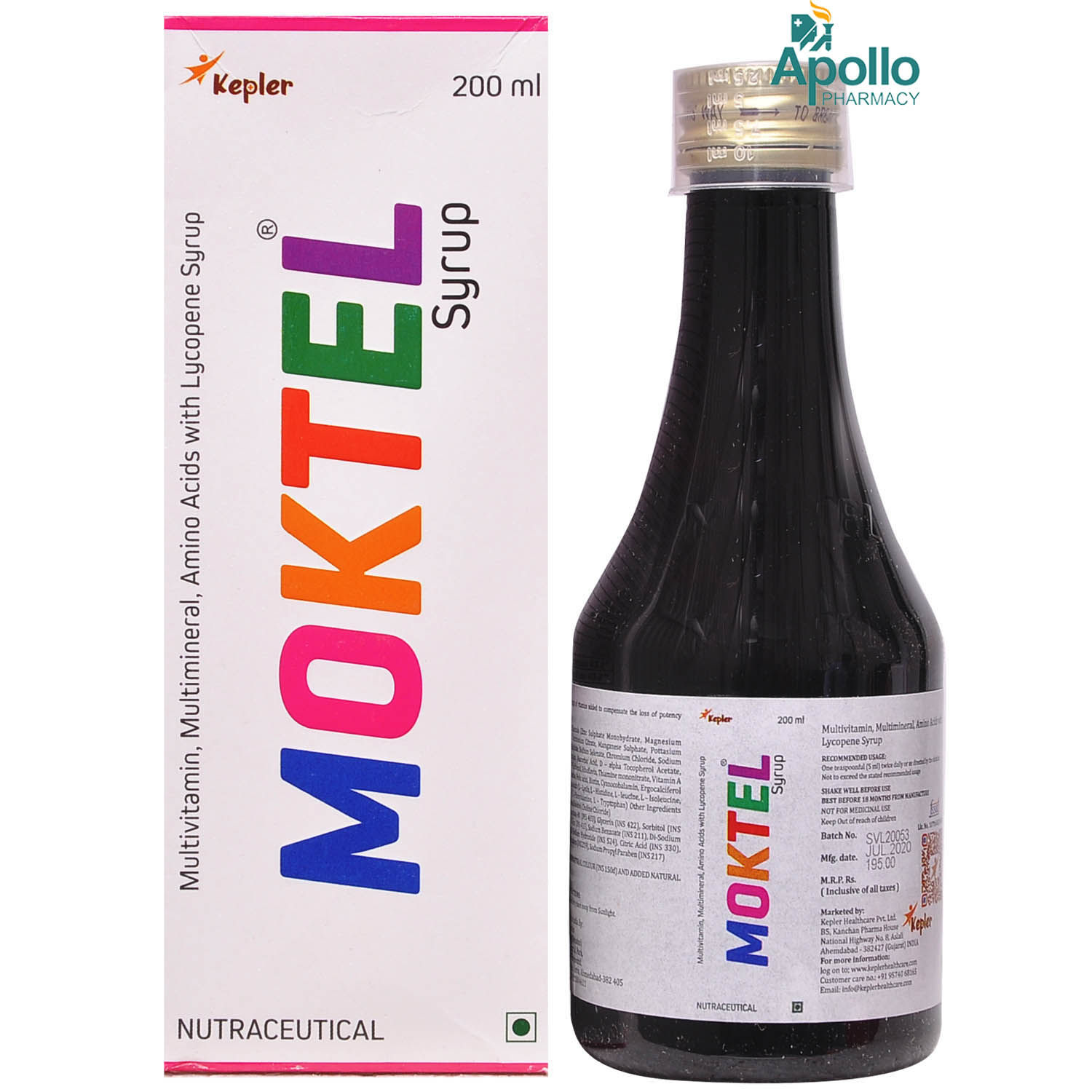 Moktel Syrup 200 ml Price, Uses, Side Effects, Composition - Apollo ...