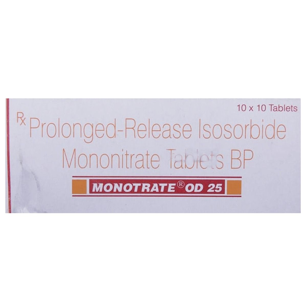 Monotrate OD 25 Tablet 10's Price, Uses, Side Effects, Composition - Apollo Pharmacy