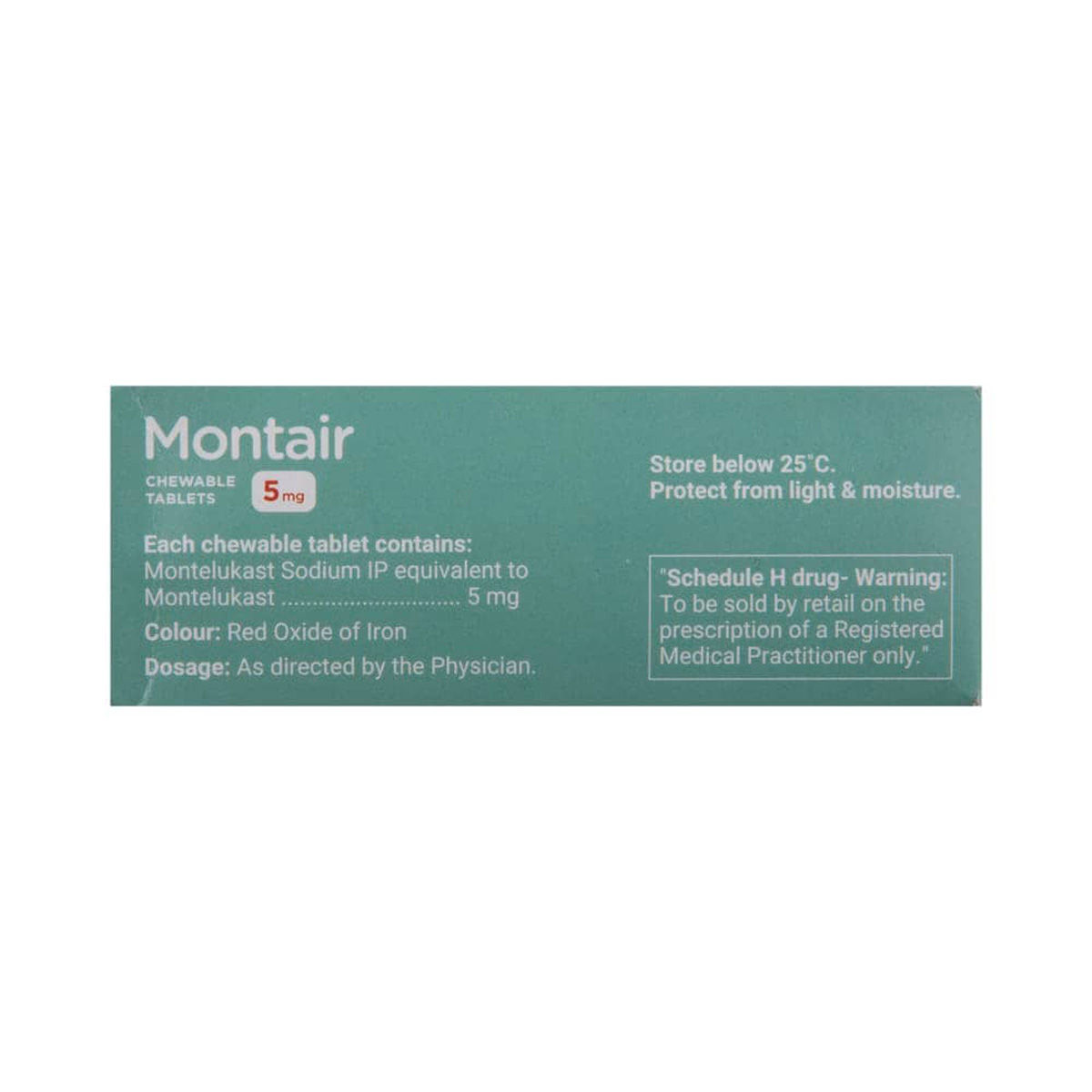 Montair 5 mg Strawberry Flavour Chewable Tablet 15's Price, Uses, Side ...