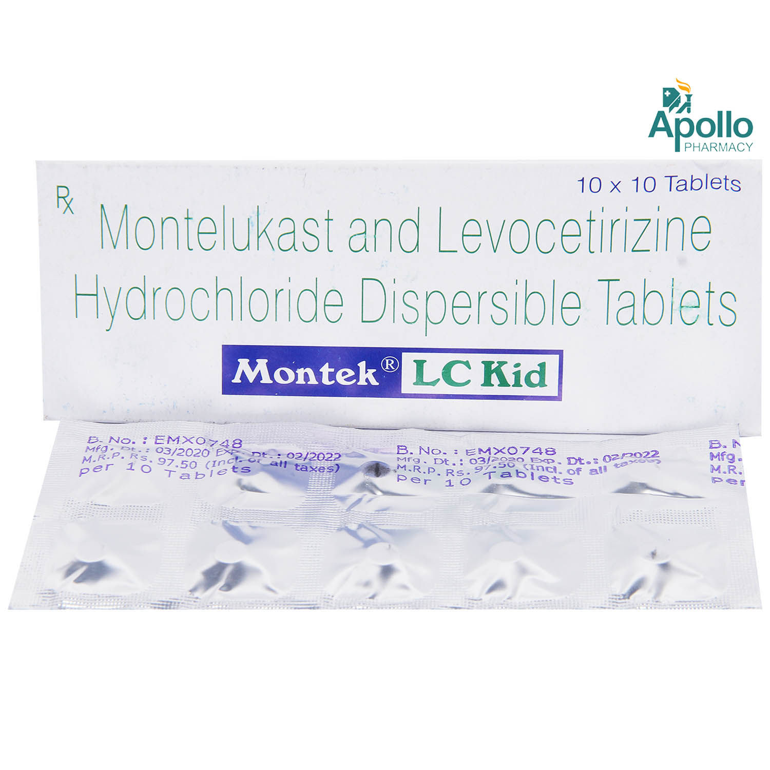 Montek LC Kid Tablet 10's Price, Uses, Side Effects, Composition ...
