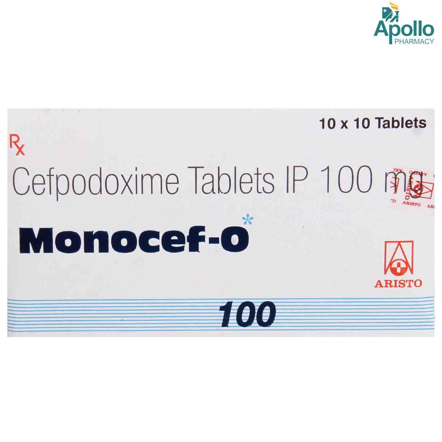 MONOCEF O 100MG TABLET Price, Uses, Side Effects, Composition - Apollo ...