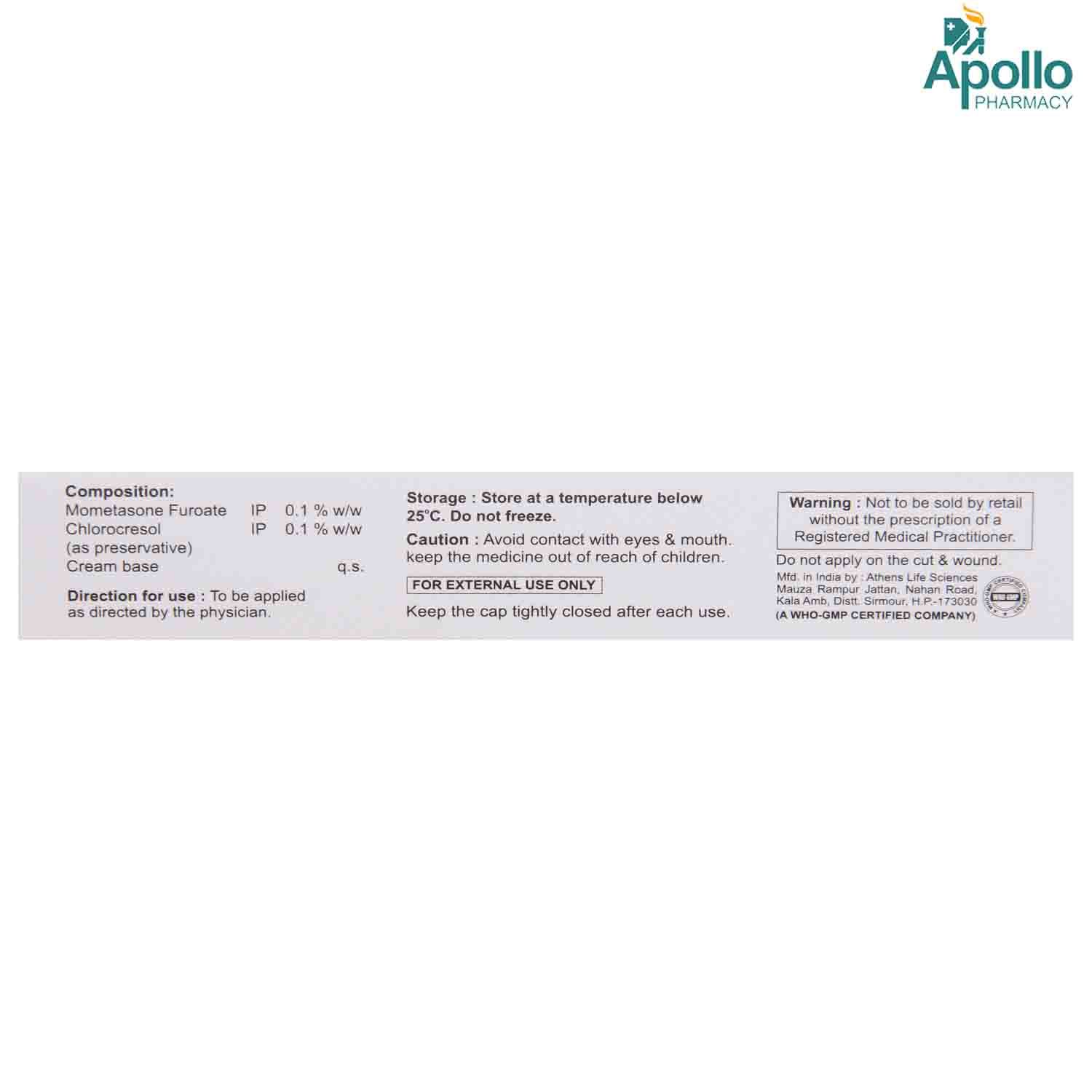 MONOSONE CREAM 30G Price, Uses, Side Effects, Composition - Apollo Pharmacy