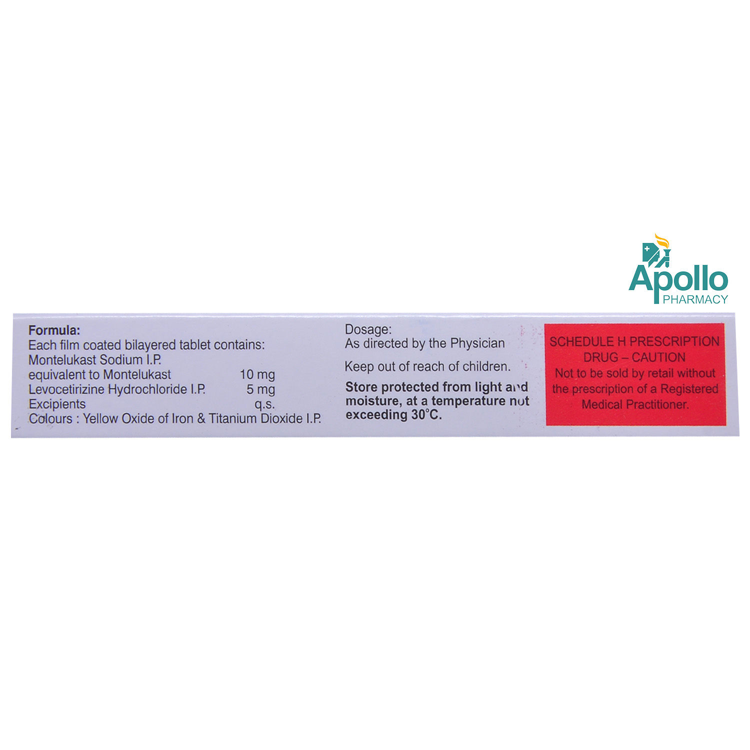 Monlevo Tablet 10's Price, Uses, Side Effects, Composition - Apollo ...