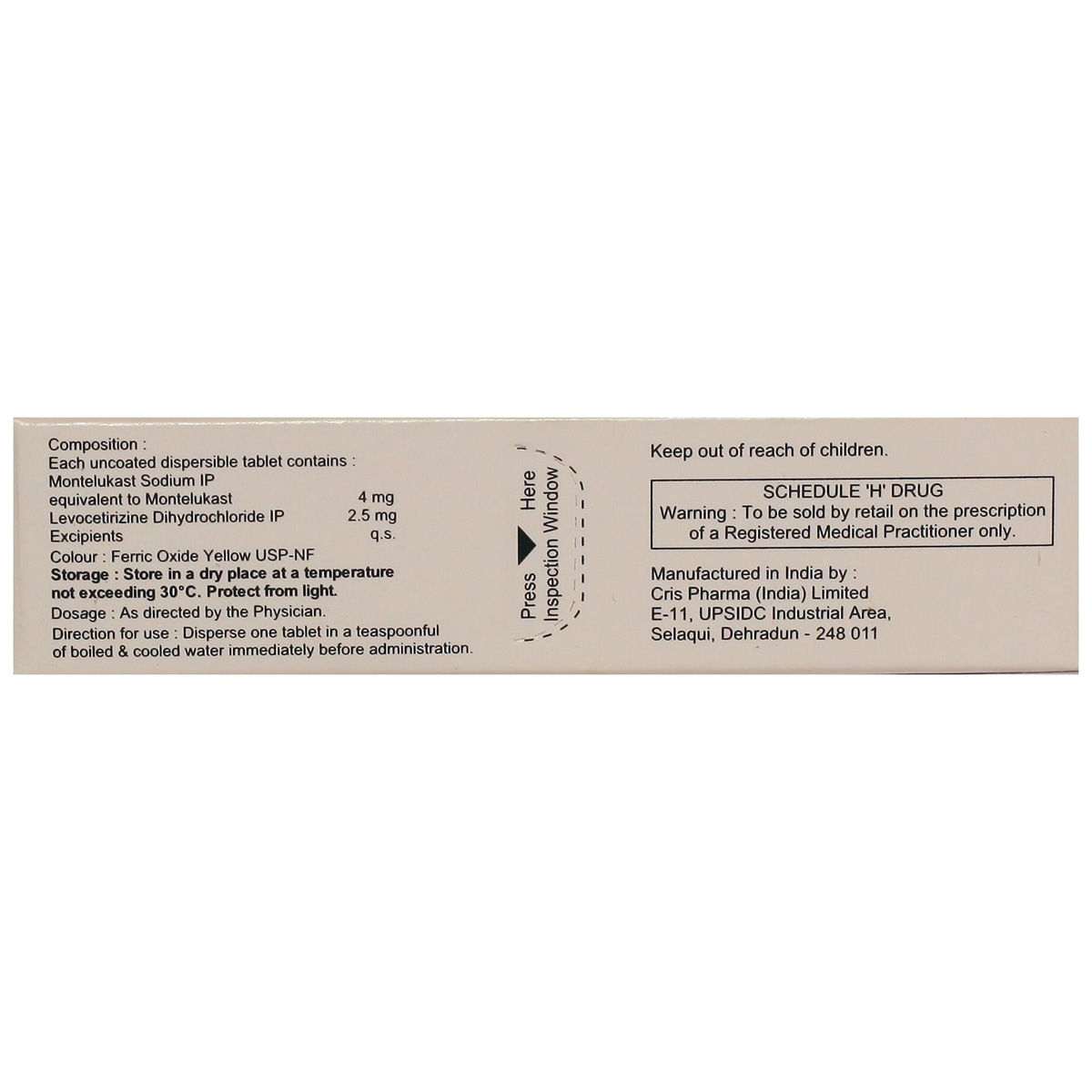 Monticope-Kid Tablet 10's Price, Uses, Side Effects, Composition ...