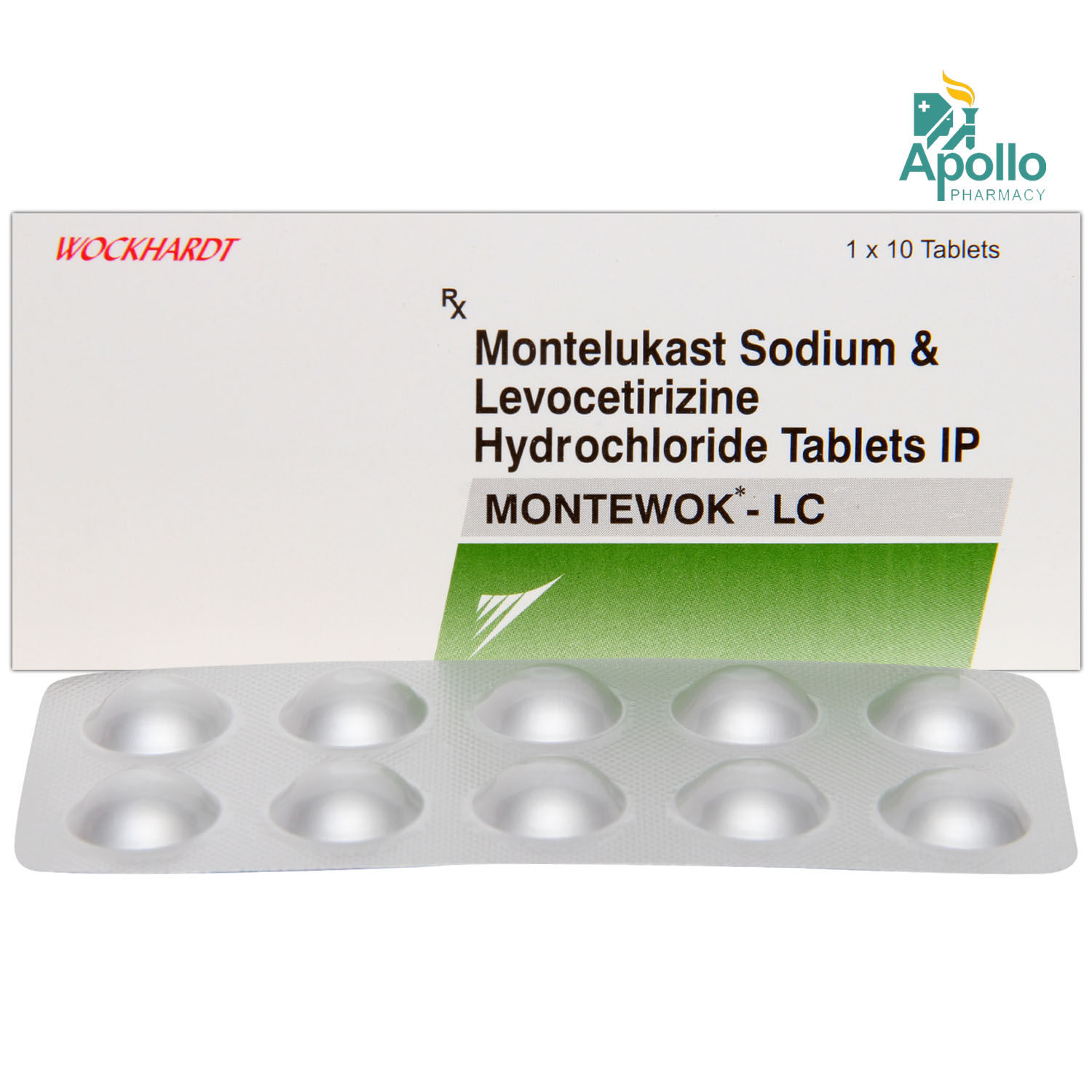 Montewok-LC Tablet 10's Price, Uses, Side Effects, Composition - Apollo ...