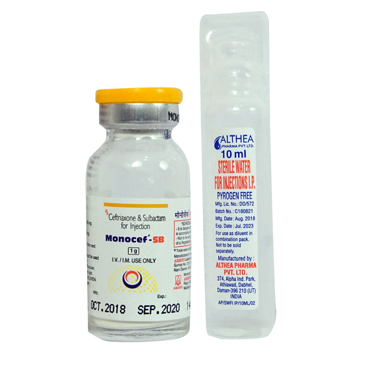 Monocef-SB 1 gm Injection Price, Uses, Side Effects, Composition ...