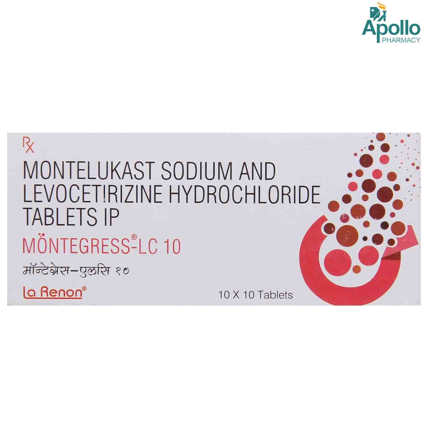 Montegress LC 10 Tablet 10's Price, Uses, Side Effects, Composition ...