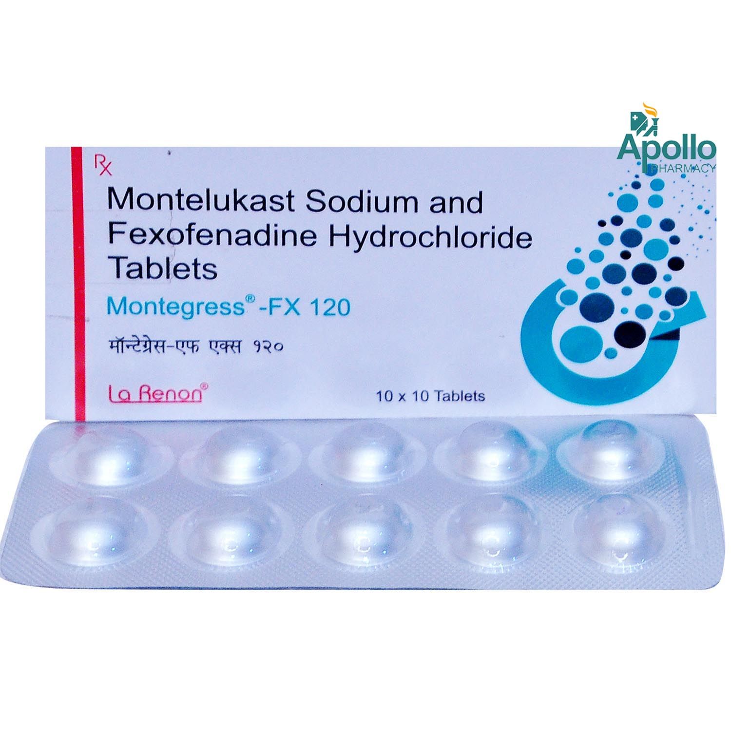 Montegress FX 120 Tablet 10's Price, Uses, Side Effects, Composition ...