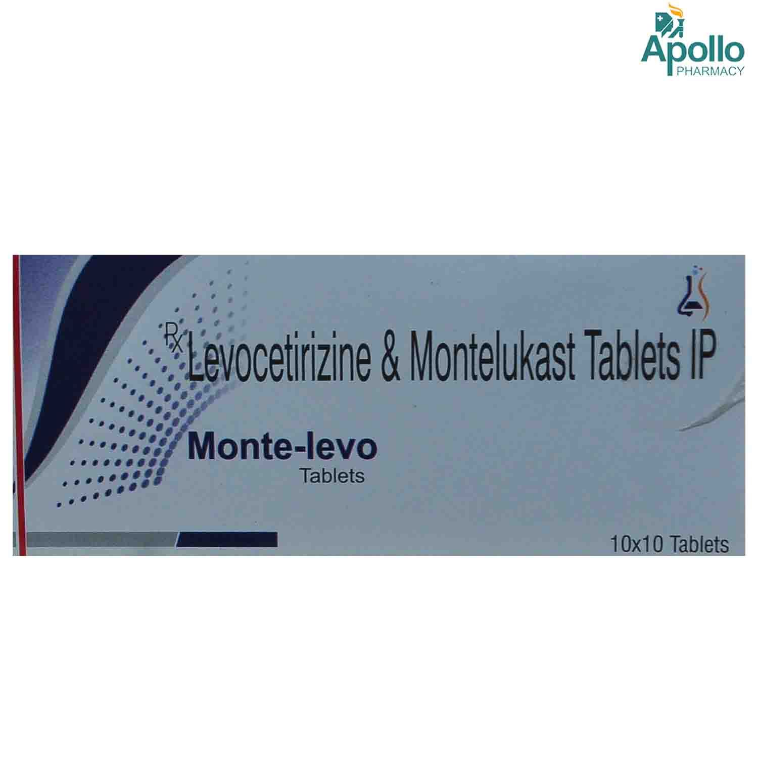 Monte Levo Tablet 10's Price, Uses, Side Effects, Composition - Apollo ...