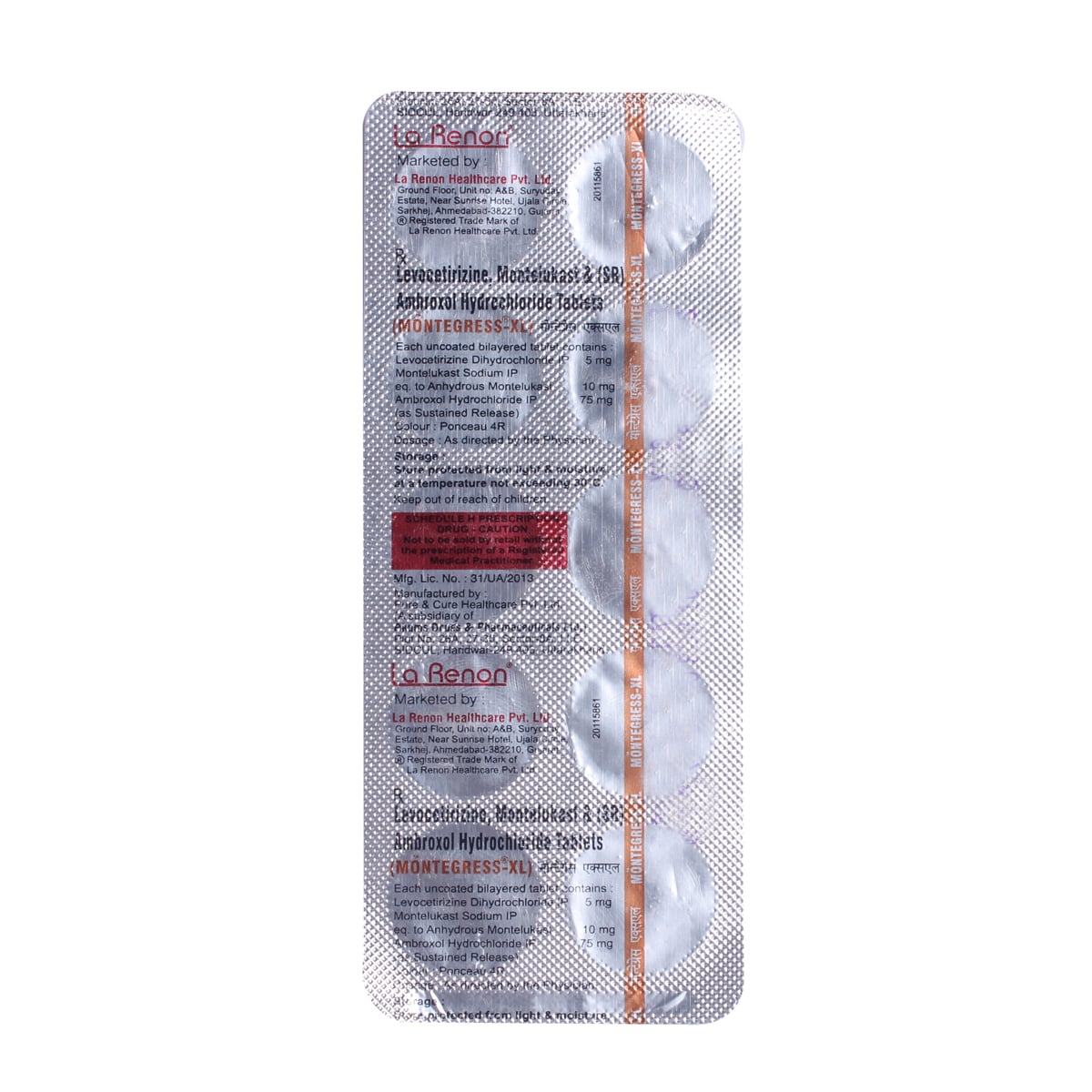 Montegress XL Tablet 10's Price, Uses, Side Effects, Composition ...