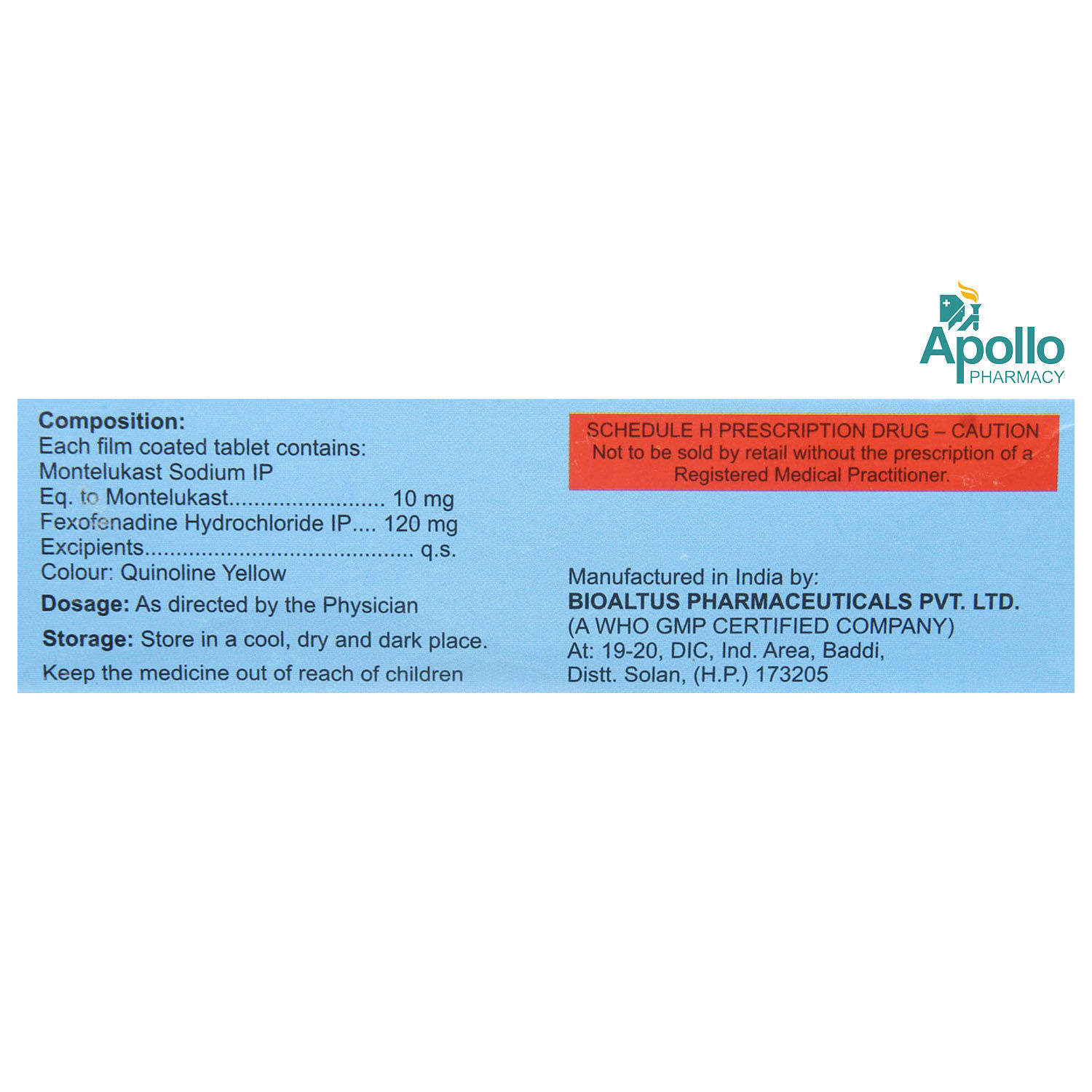 Montefree FX Tablet 10's Price, Uses, Side Effects, Composition ...