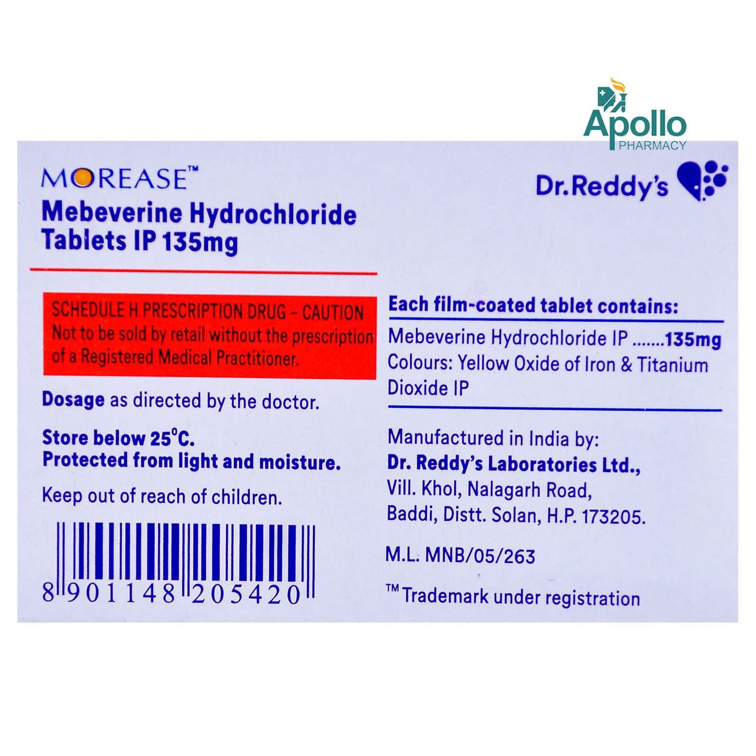 Morease Tablet 10's Price, Uses, Side Effects, Composition - Apollo ...