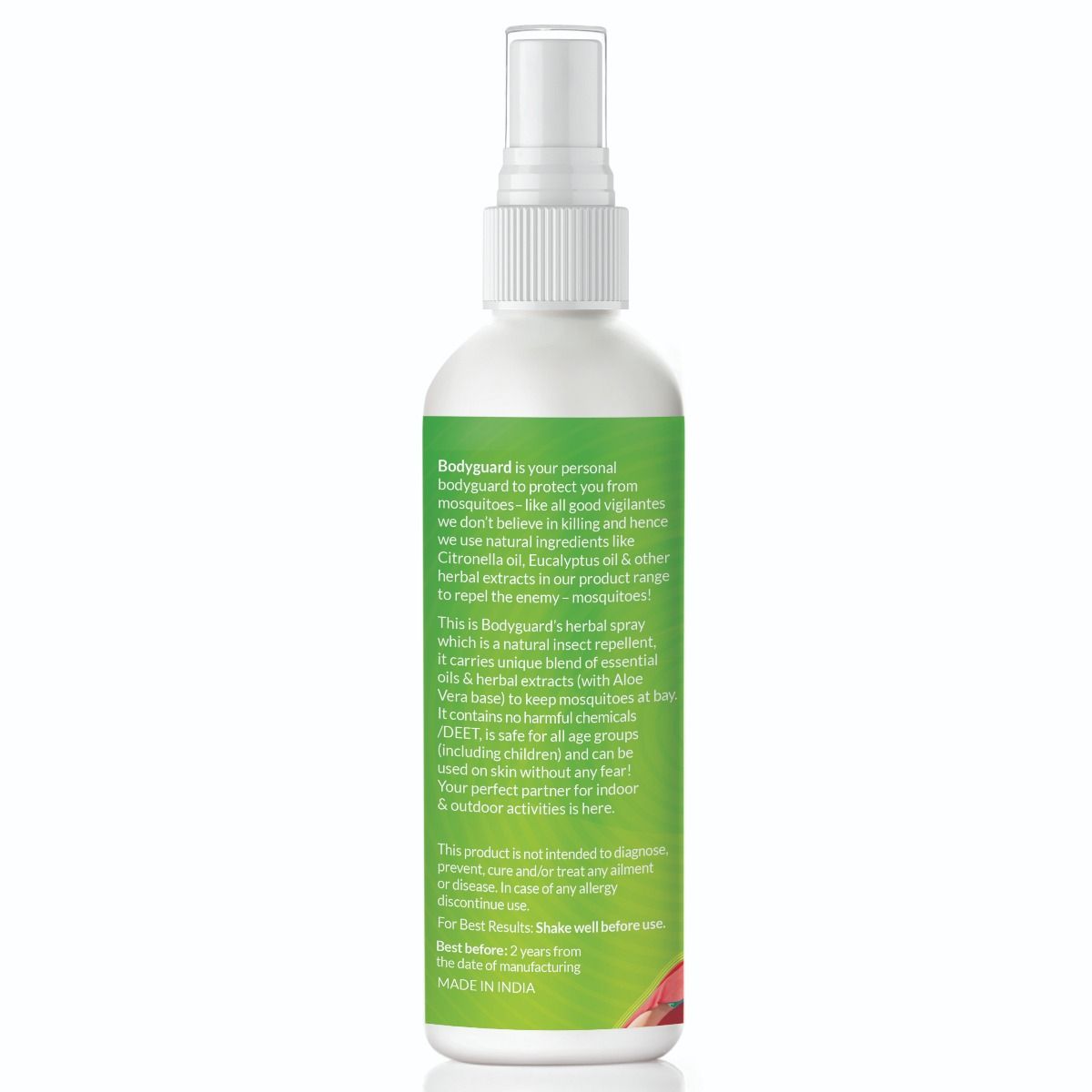 Bodyguard Herbal Mosquito Repellent Spray, 100 ml Price, Uses, Side ...