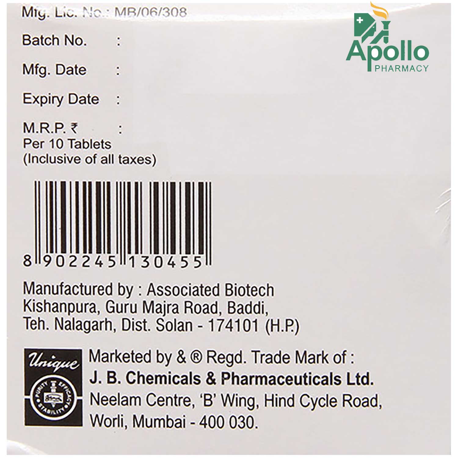 Moviz-3D Tablet 10's Price, Uses, Side Effects, Composition - Apollo ...