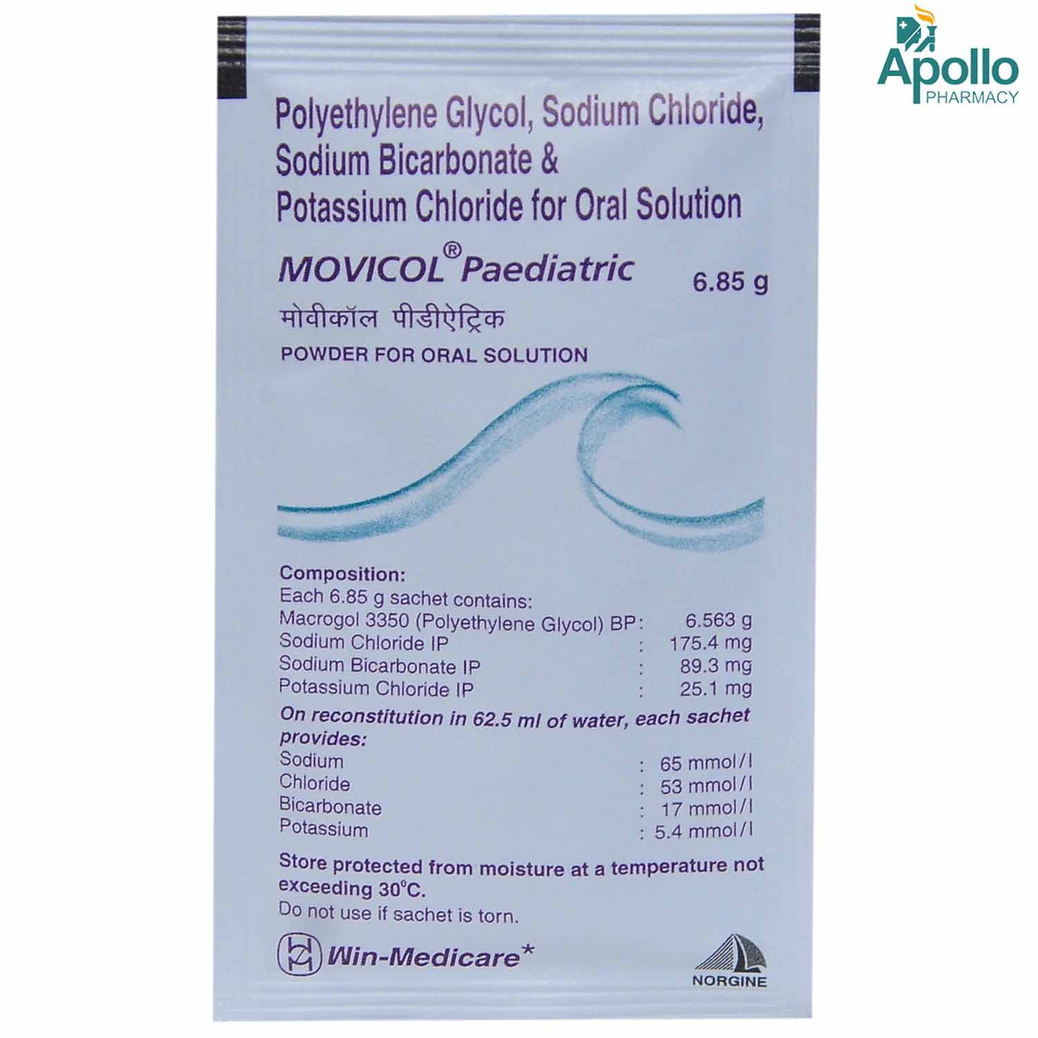 Movicol Paediatric Sachet 6.85 gm Price, Uses, Side Effects ...
